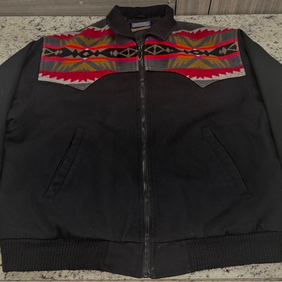 Pendleton | Jackets & Coats | Vintage Pendelton Navajo Wool Bomber ...